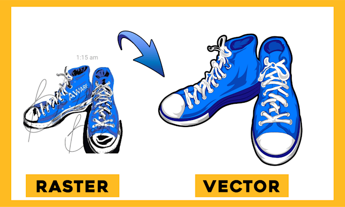 Convert your raster image or logo into vector file by Ziarehman97 | Fiverr
