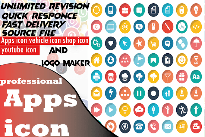 Make professional apps icon and website logo design by Musama008 | Fiverr