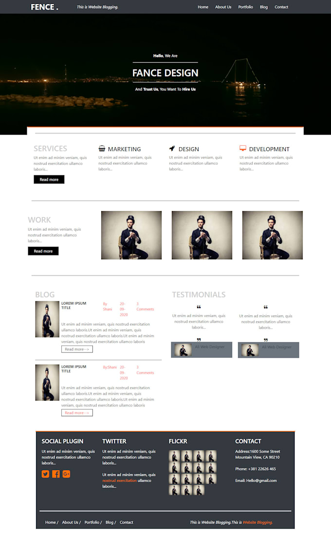 Design Html Css Bootstrap Website By Muhammadzees364 Fiverr 