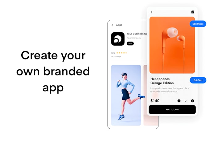Create a branded mobile app using wix by Tomvrakking | Fiverr