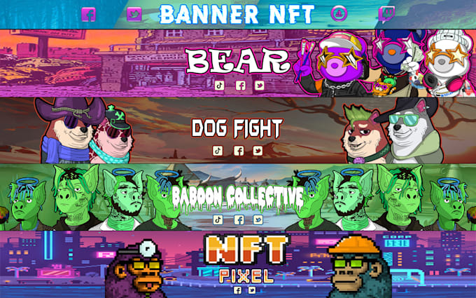 Design nft banner, crypto banner and opensea header by Zakia0 | Fiverr