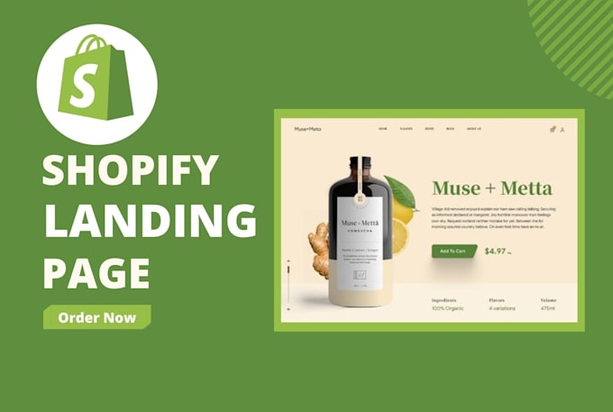 Design shopify landing page using pagefly, shogun and gempages by ...