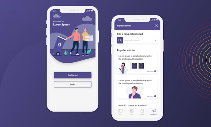 Develop a mobile app using react native, android, ios by App_developer ...