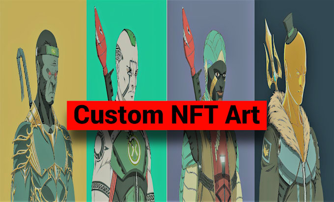Create nft character with accessories for 10k art collection by ...