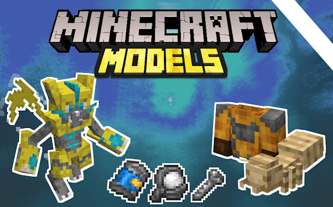 Create minecraft models, mobs and items by Pixelcraft19 | Fiverr