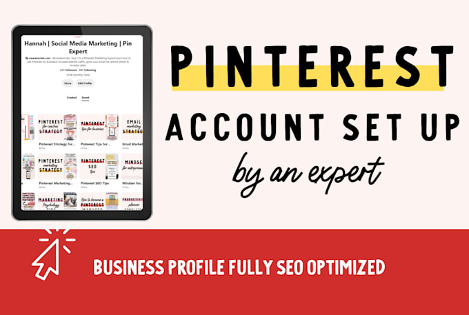 Setup and optimize your entire pinterest business account by ...
