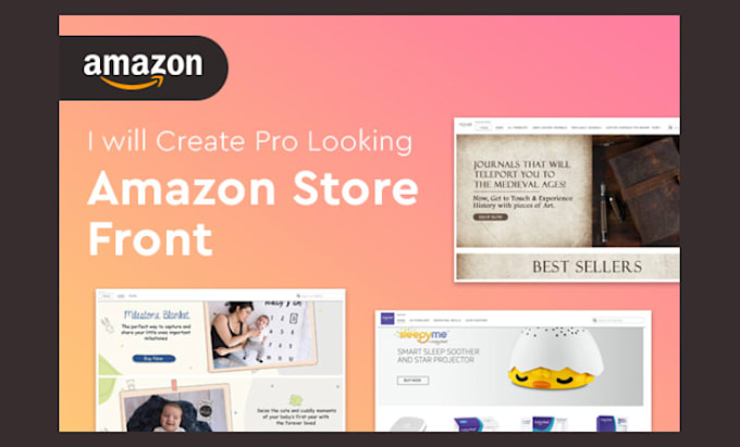 Create amazon storefront with conversion optimized design by Nivara2019 ...
