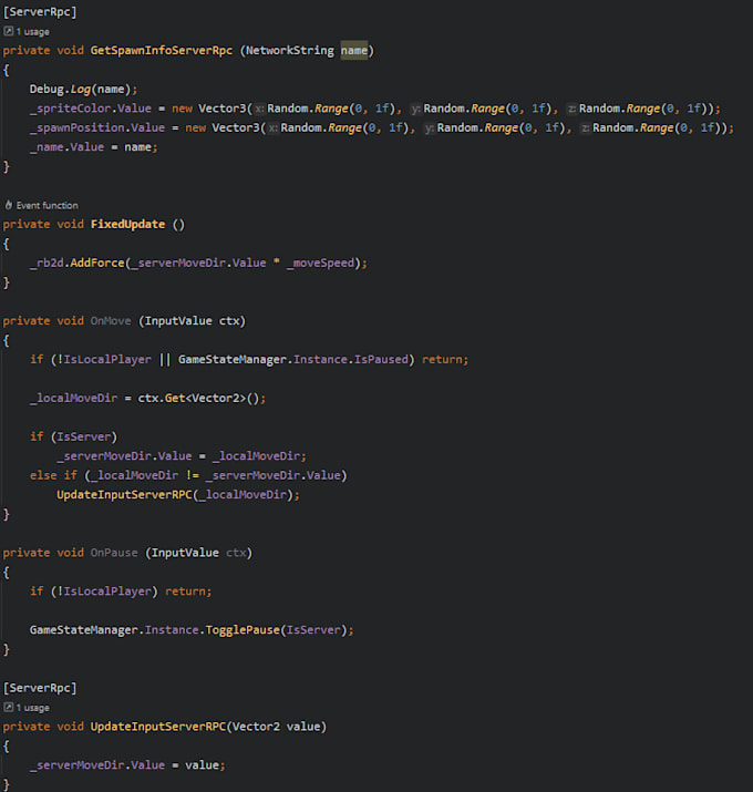 Write a script for your unity game by Boxfriend | Fiverr