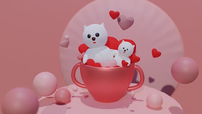Make a simple object and animation in 3d by Solesea | Fiverr
