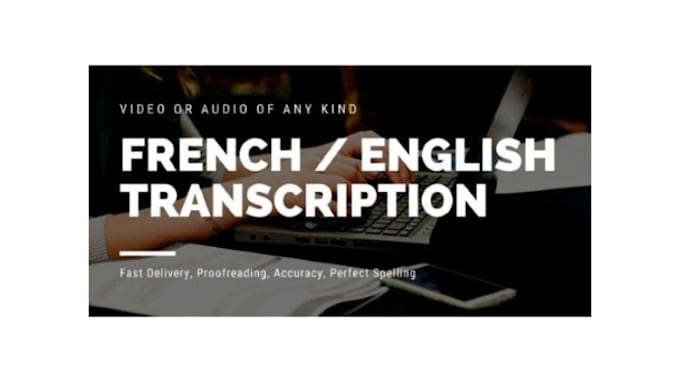 French audio transcription and writing by Moad09 | Fiverr