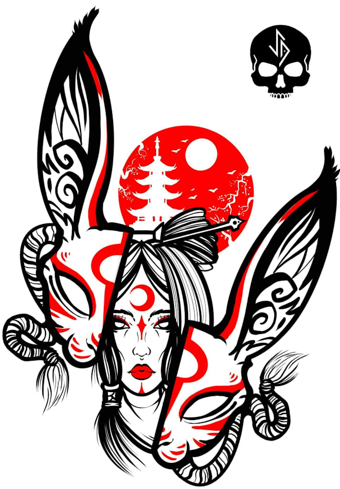 Design Digital Tattoo Illustration By Jdinkfernal Fiverr