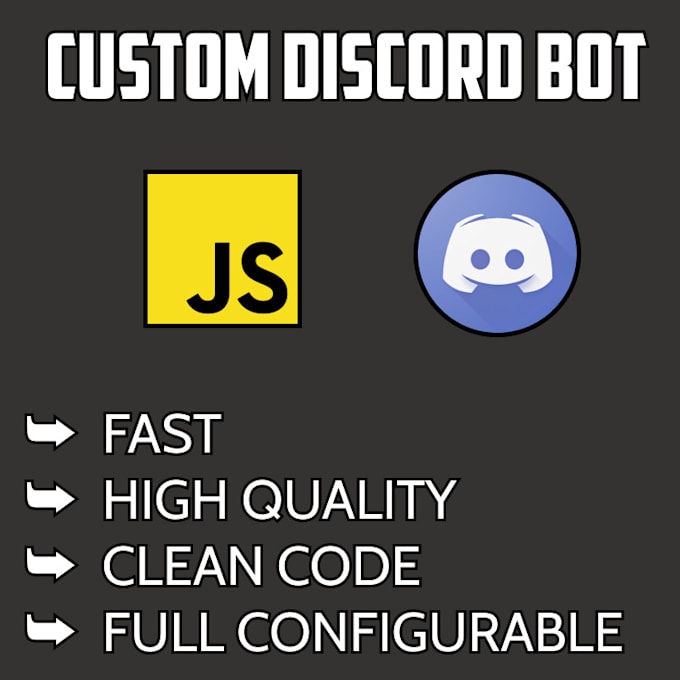 Create a custom discord bot by Notyusta | Fiverr