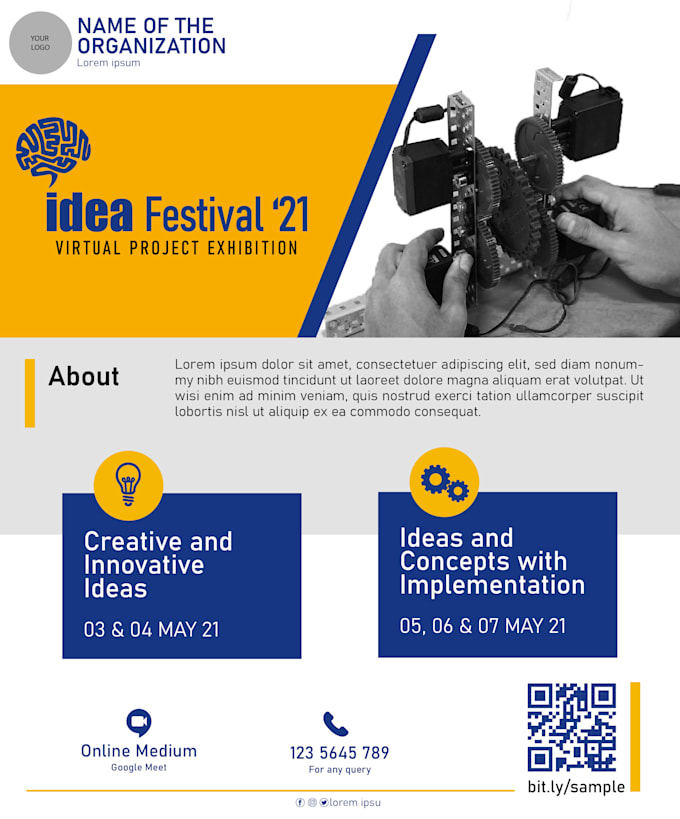 Make attractive posters, flyers and insta ads by Engineerskannan | Fiverr