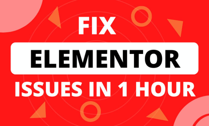 Fix elementor bugs, fix elementor issues in one hour by Amiriqbalmcs ... Fix elementor bugs, fix elementor issues in one hour by Amiriqbalmcs ...