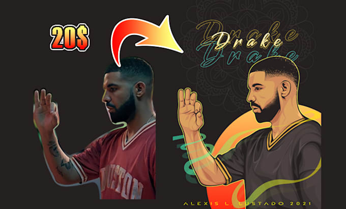 Make your photo into a detail vector cartoon effect by Alexislustado ...