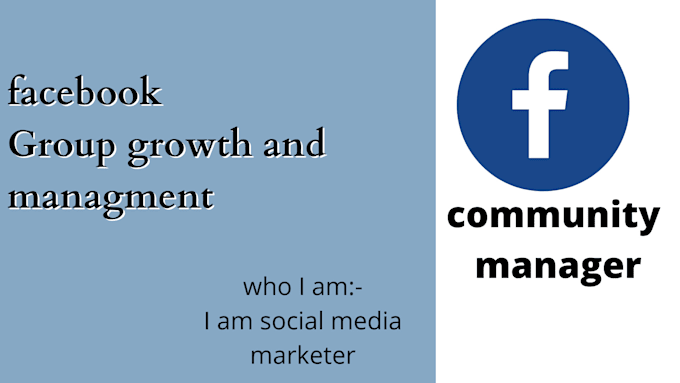 Grow your facebook group as a community manager by Syedsohaib737 | Fiverr