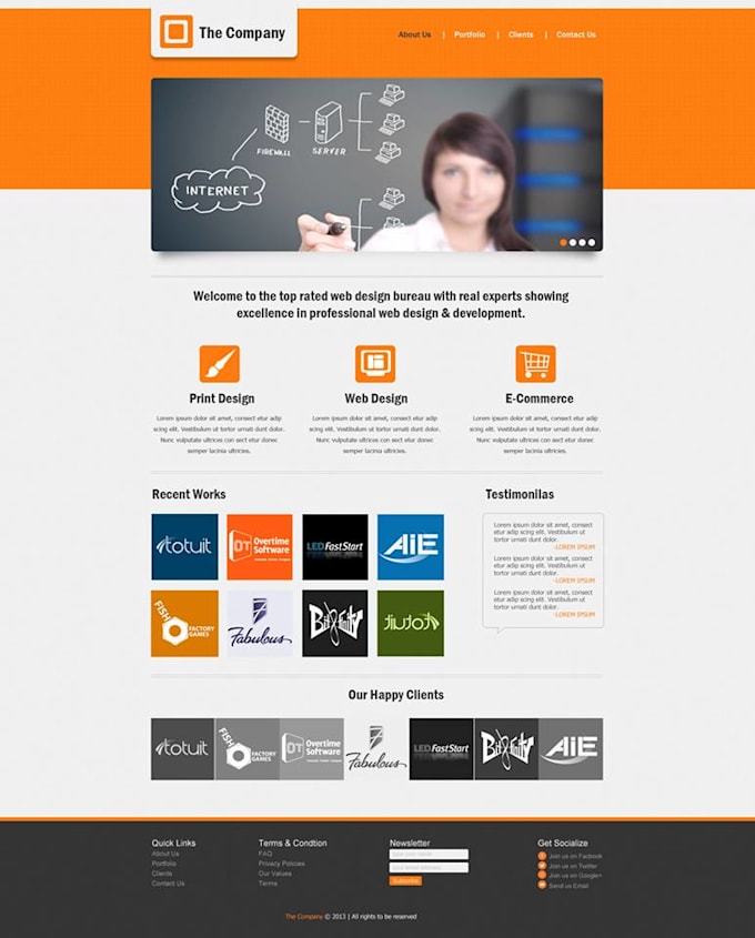 Convert your psd mockup into html by Danyal_manzoor2 | Fiverr