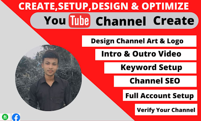 Create,setup,optimize and design youtube channel by Souravbiswas955 | Fiverr