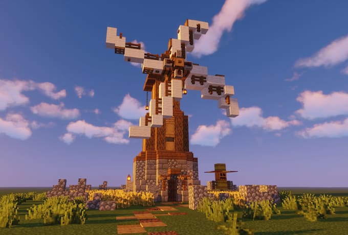 Build a beautiful minecraft house, structure by Noahgler | Fiverr