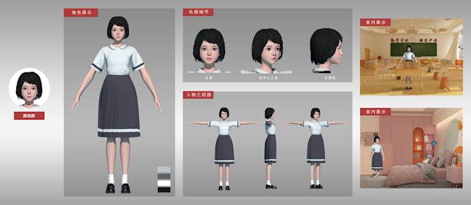 Game character modelvery perfect model file by Rileygggg | Fiverr