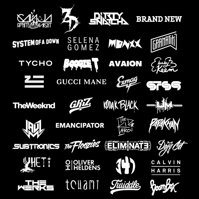 Create a dream lineup of your favorite artists by Brandnewlogic | Fiverr
