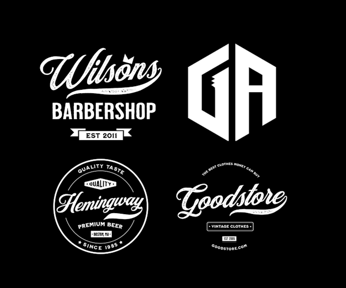 Create a classy, vintage logo design by Astraytel | Fiverr