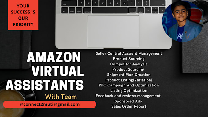 Be your amazon virtual assistant with amazon va team by Mutiullahhaneef ...