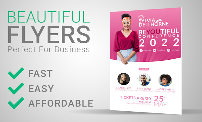 Design outstanding flyers for you by Take2designs | Fiverr