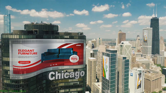 Insert your logo and slogans to billboards in this video by Designer ...