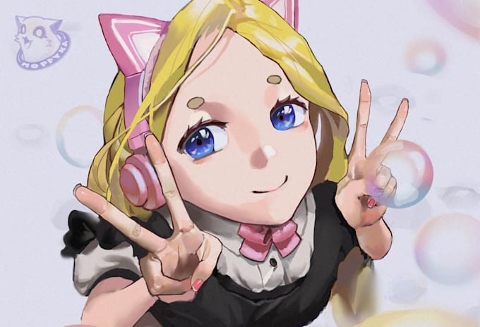 Draw or design stylistic characters by Moppyka | Fiverr