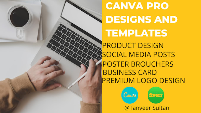 Designing an premium canva templates by Tanveersultan16 | Fiverr