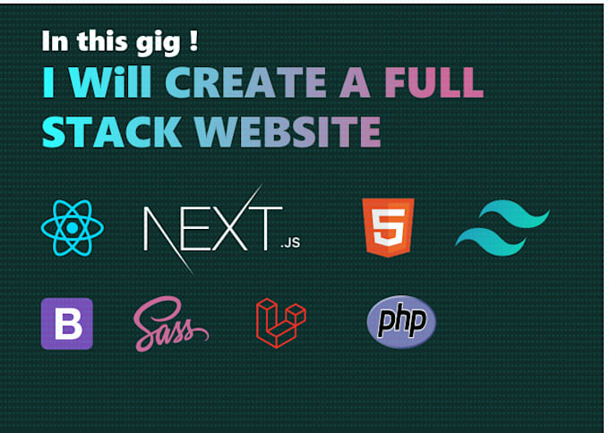 Create edit your website using react js next js laravel rest api by Mouradazz | Fiverr