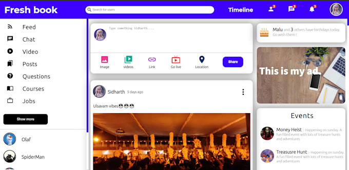 Create mern stack web applications by Sidharth0601 | Fiverr
