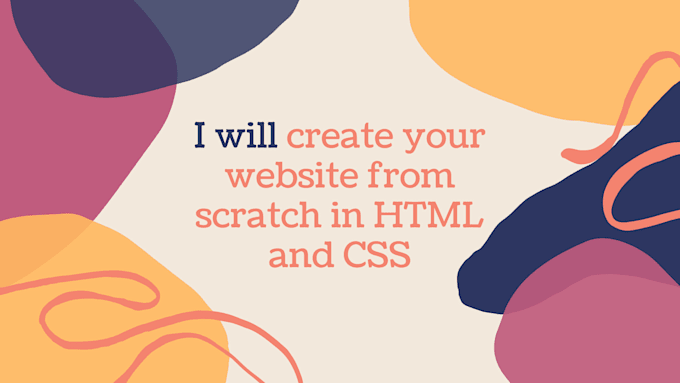 Create your website from scratch in html and css by Welana | Fiverr