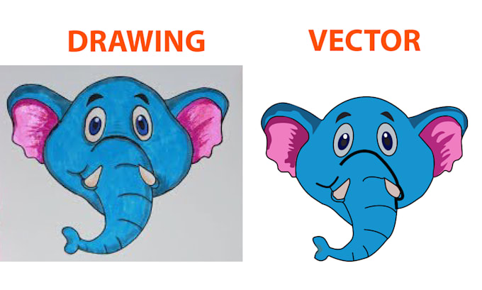 Convert hand drawing into digital vector art ai,svg,eps,png by ...