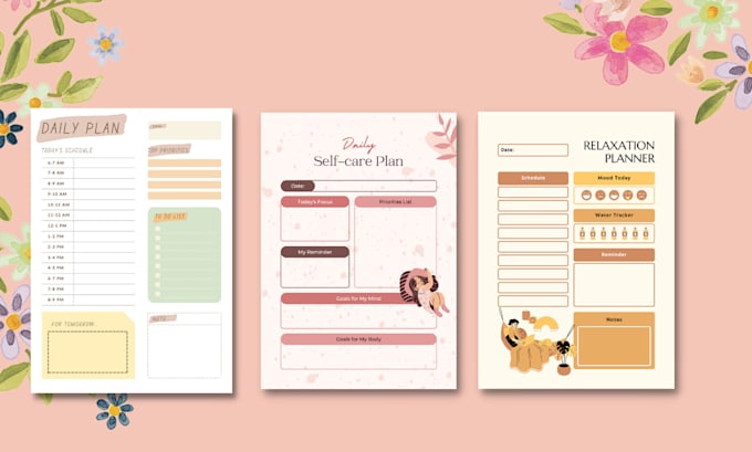 Design printable journal, planner, calendar layout by Sahilbatra2912 ...