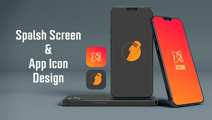 Design a stunning splash screen and app icon by Imsaal | Fiverr