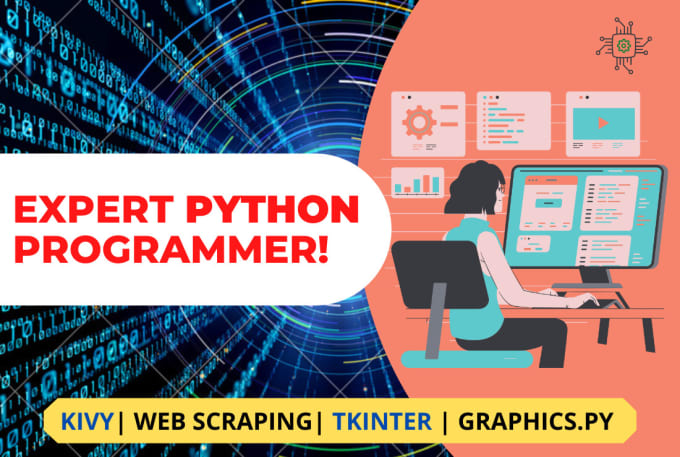 Do Your Python Project Task With Python Gui Tkinter Script By Xpertprograming Fiverr