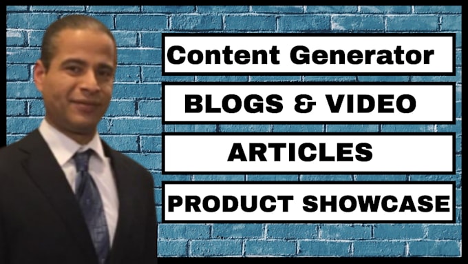 Be a ai business content generator for blogs by Hiramnmendez | Fiverr