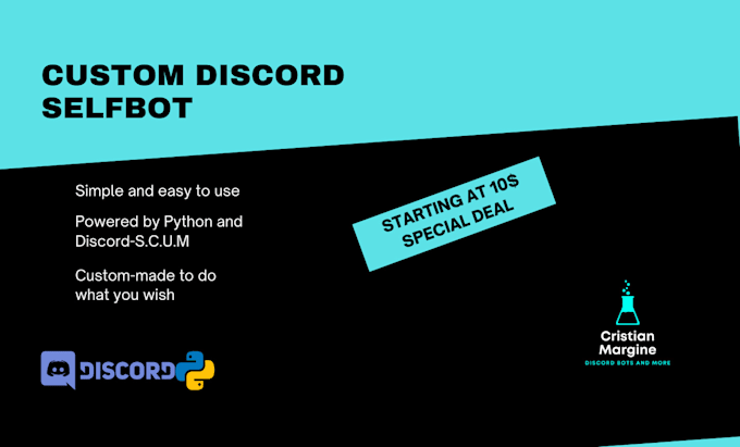 Create a discord selfbot by Cristianmargine | Fiverr