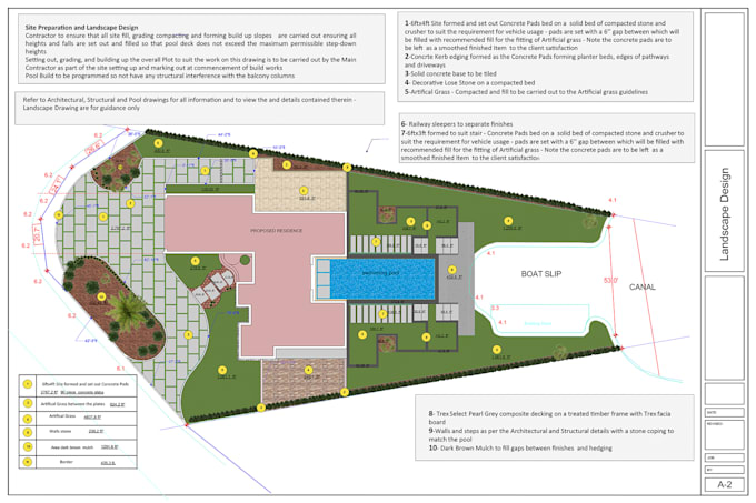 Design your 2d site plan and landscape plan by Proartdesign55 | Fiverr