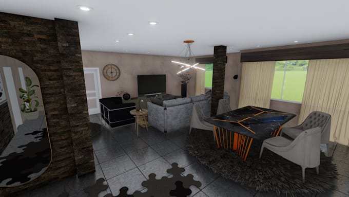 Design and render interior by sketchup and lumion by Wahiiid | Fiverr