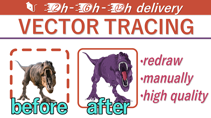 Vector tracing logo, vectorize image, convert to vector by Hoodaybibeh | Fiverr