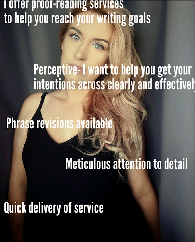 Provide proof reading and editing services by Jean_costelloe | Fiverr