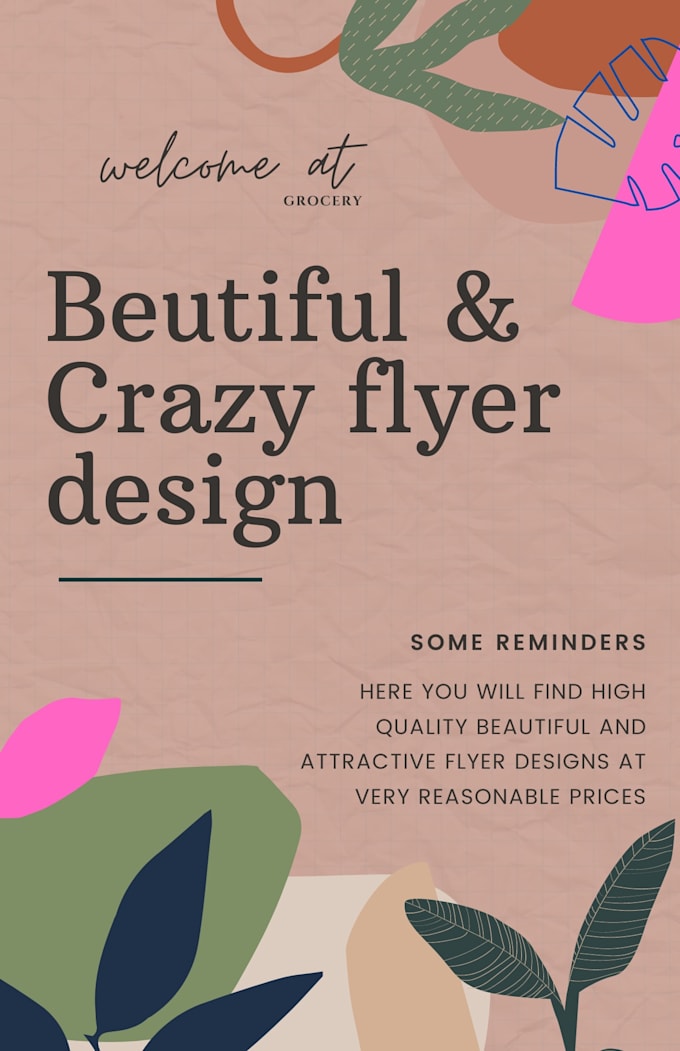 Deliver crazy flyer design for you in just 12 hours by Ummemuhammad369 ...