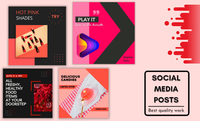 Design social media creative posts by Ashad09 | Fiverr