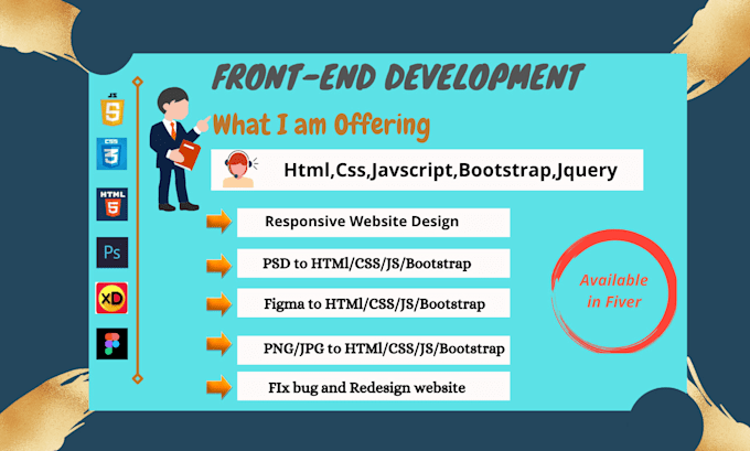 Design Responsive Website Using Html Css Javascript Jquery Bootstrap By Shaffatmahmud Fiverr
