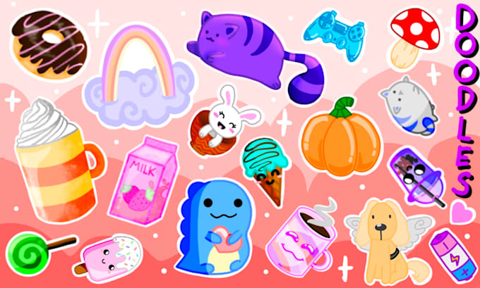 how to draw digital kawaii