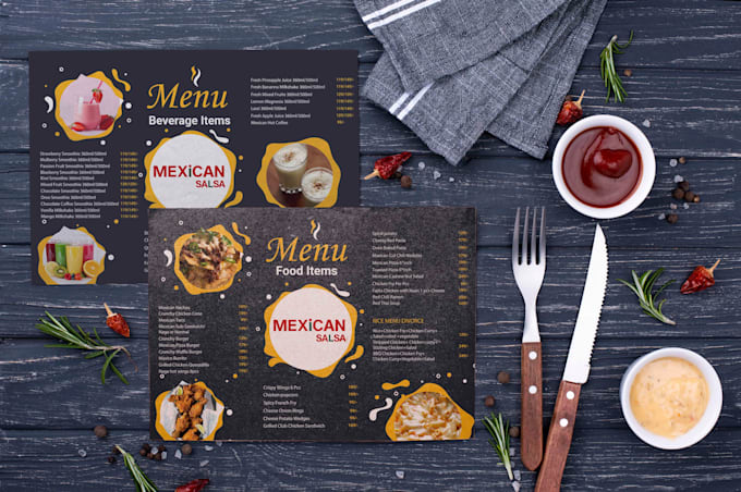 Design an eyecatching, modern, attractive menu by Mirashrafulhaqu | Fiverr