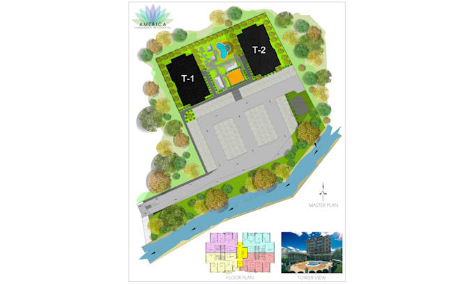 Do full color master plan renderings by Dansheridan763 | Fiverr